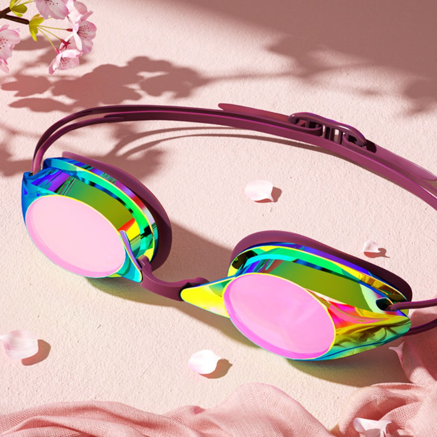 Cute swimming goggles, high-definition waterproof, anti-fog ...