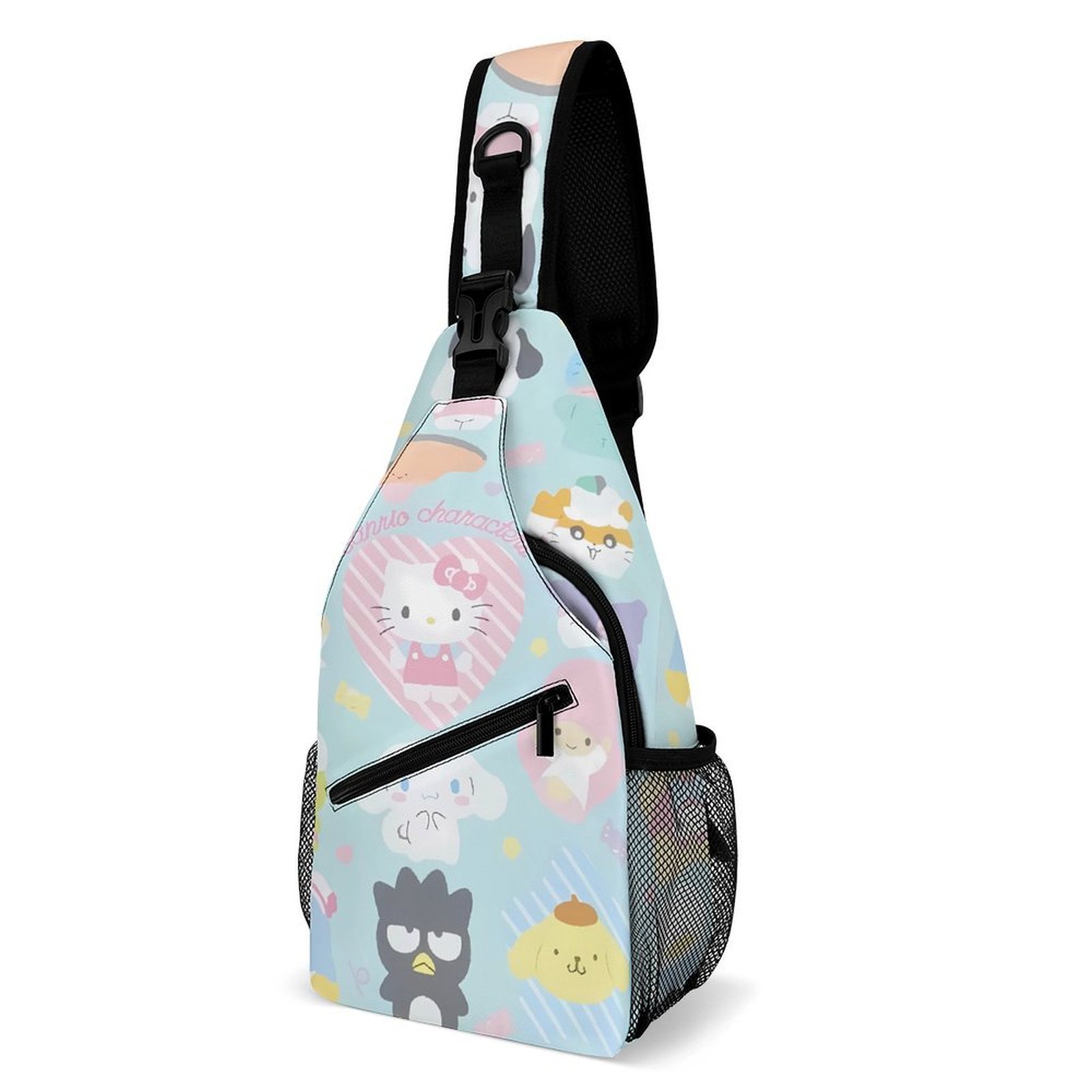 CuteSan_rio Kitty Kuromi Crossbody Backpack For Men Women Sling Bag ...