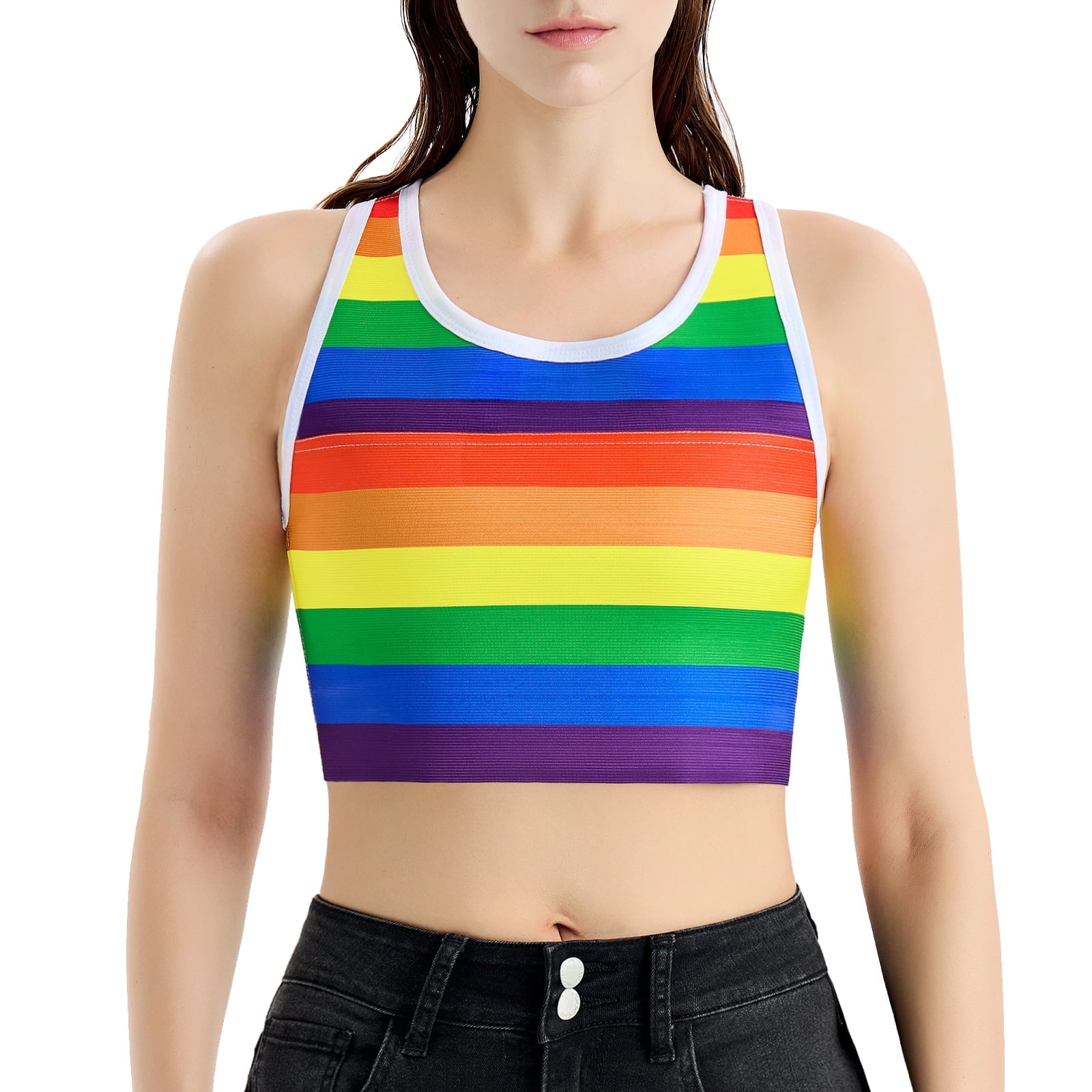 CuteStreet Transgender Tomboy FTM Chest Binder Rainbow Breathable and ...