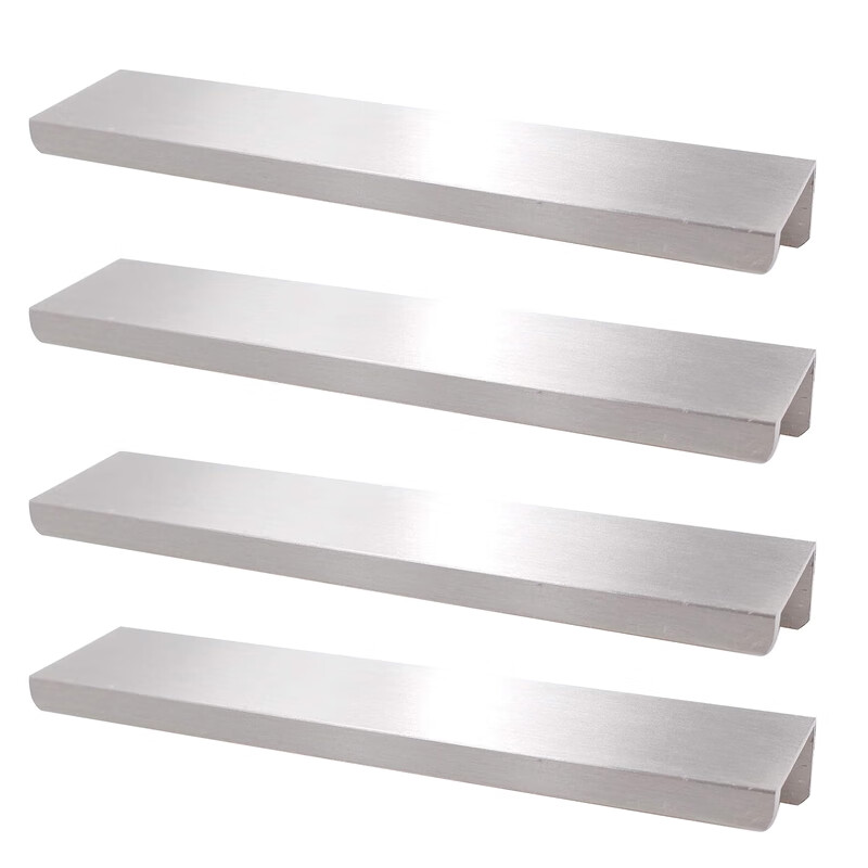 Cuteam 4Pcs Concealed Hidden Cupboard Handles Polished Surface Simple ...