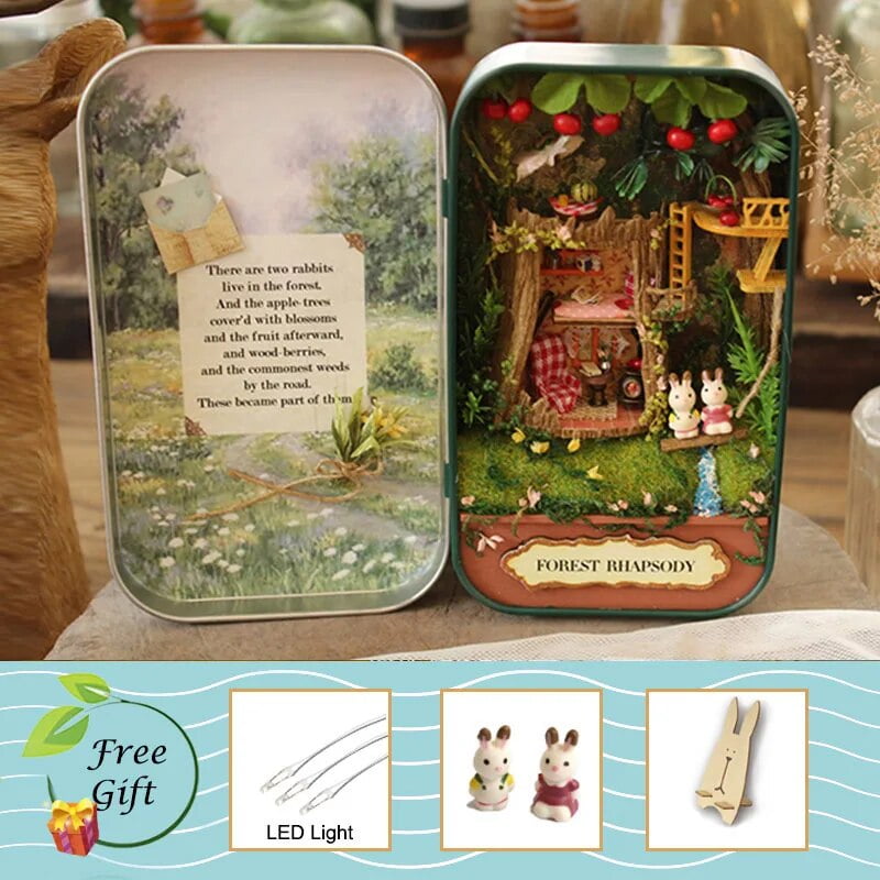 Cutebee Box Theater Miniature Doll House Furniture for Children ...