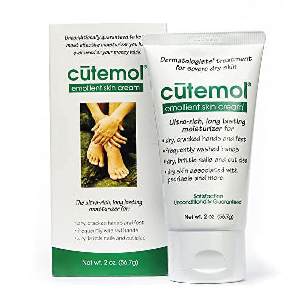 Cutemol Emollient Cream - Relief for Cracked, Dry Skin - Hydrates Hands ...