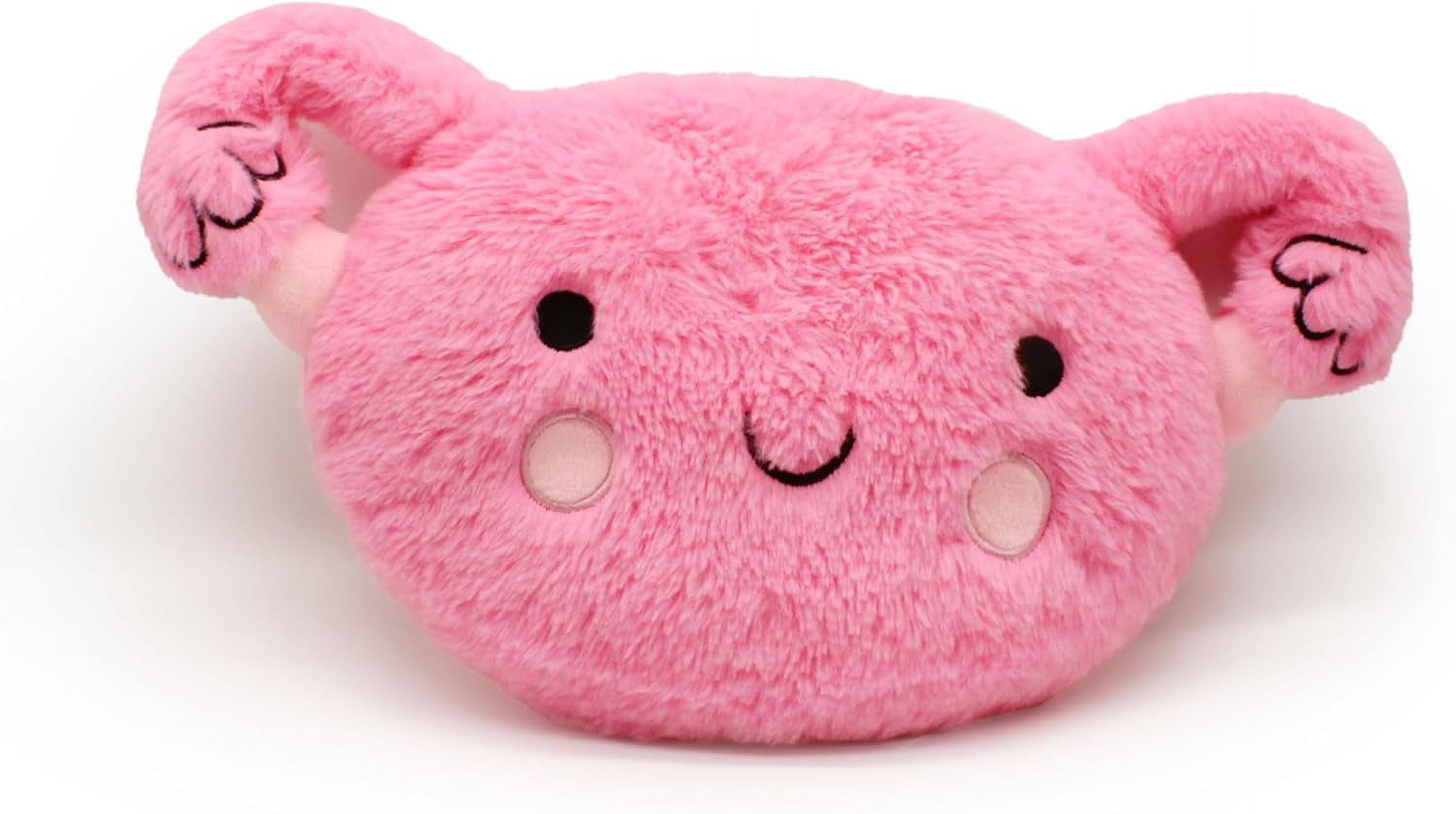 Cuterus Heatable Uterus Plush | Large 14" Stuffed Animal Heating Pad ...