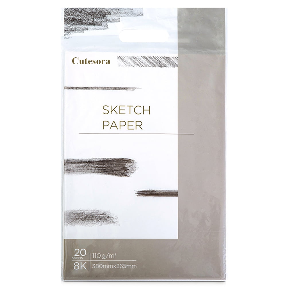 Cutesora Drawing paper, 120gsm Drawing Paper Spiral Bound Hardcover ...