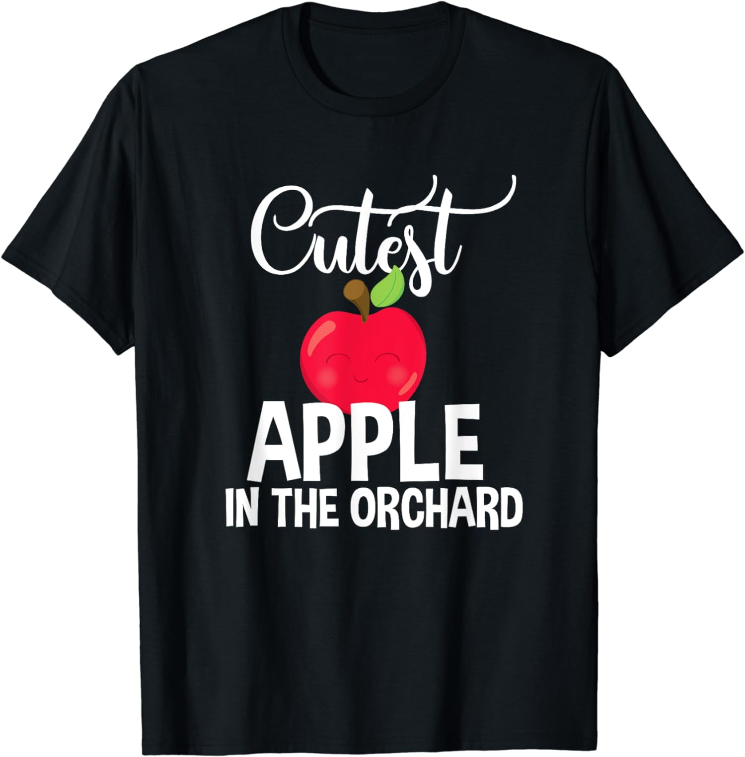 Cutest Apple In The Orchard T-Shirt T-Shirt Toddlers Kids - Walmart.com