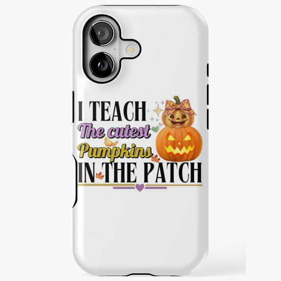 Cutest Pumpkins In The Patch Light Design iPhone Case 17 11 12 13 14 15 ...