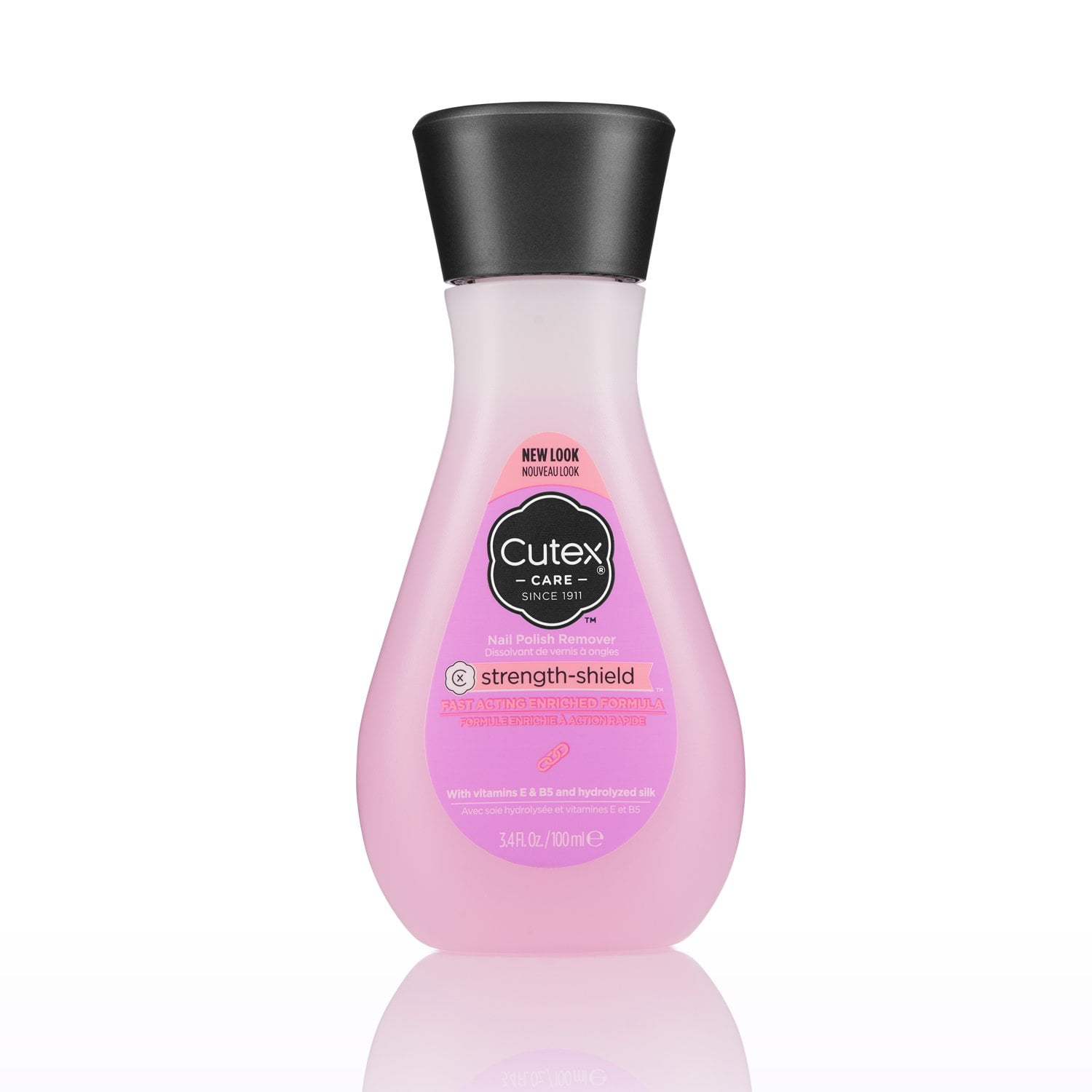 Cutex Care Strength Shield Nail Polish Remover with Vitamin E and B5, 3 ...