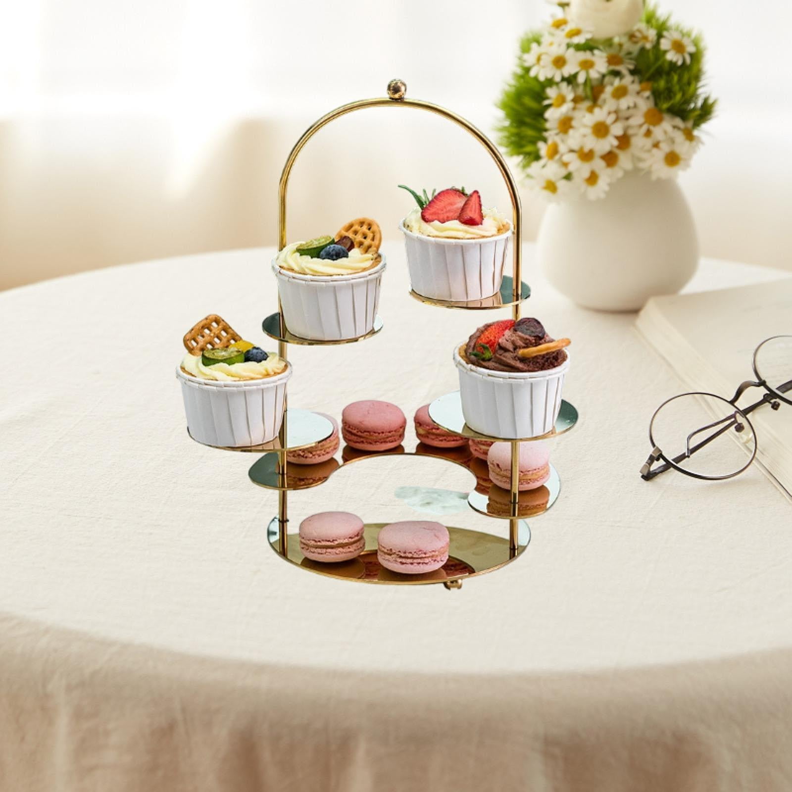 Cuticate Cupcake Display Rack Desserts Rack Wedding Party Pastry Fruit ...