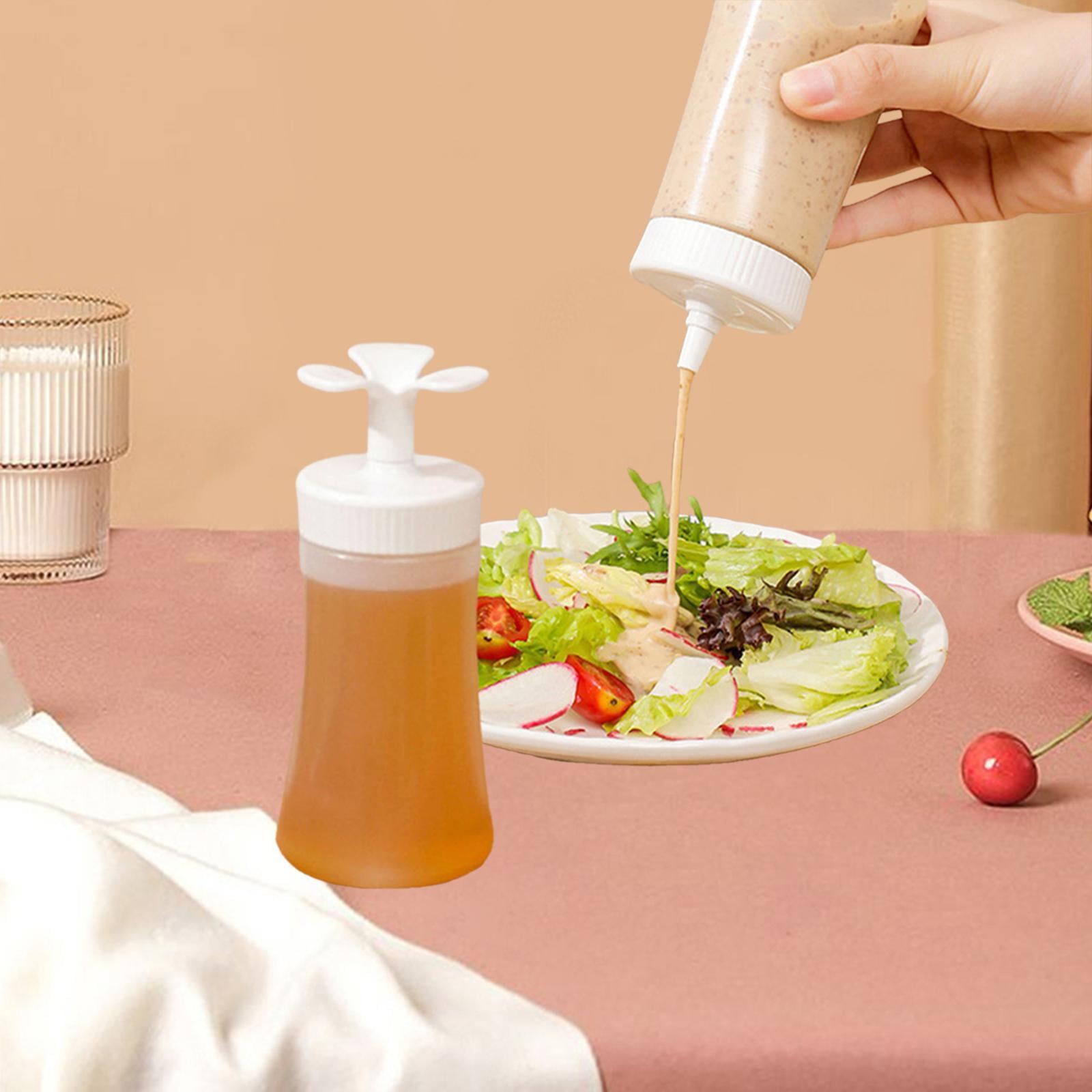 Cuticate Ketchup Salad Bottle Portable Syrup Bottle for Bar Kitchen ...