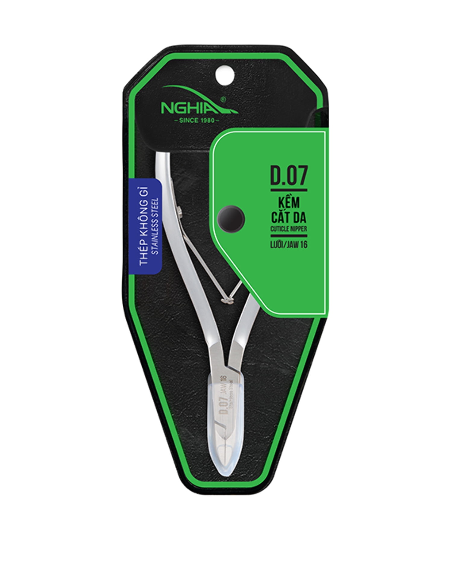 Cuticle Nipper - D-07-16 (Stainless Steel) - Walmart.com