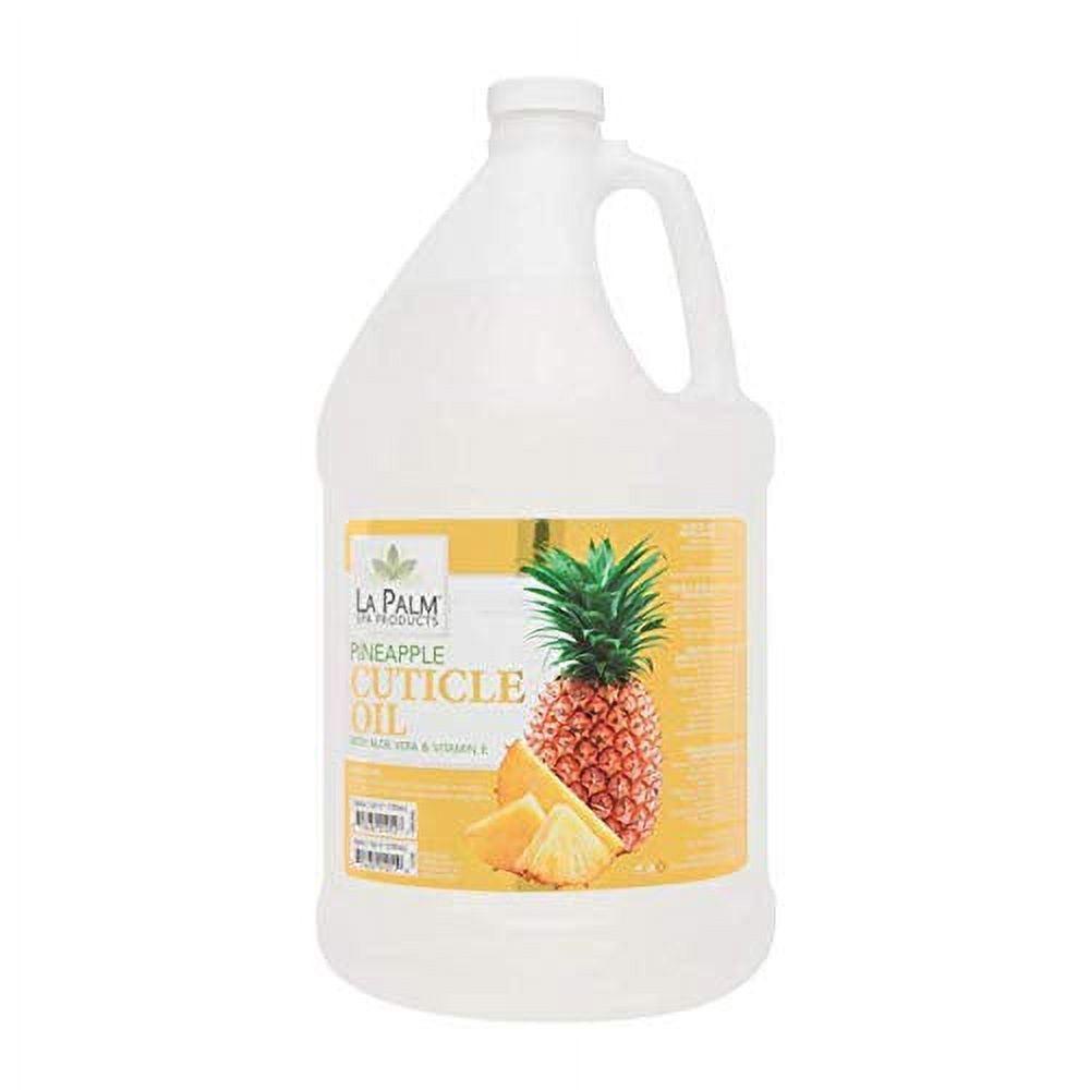 Cuticle Oil - Pineapple CLEAR -1 Gallon - With Aloe Vera & Vitamin E ...