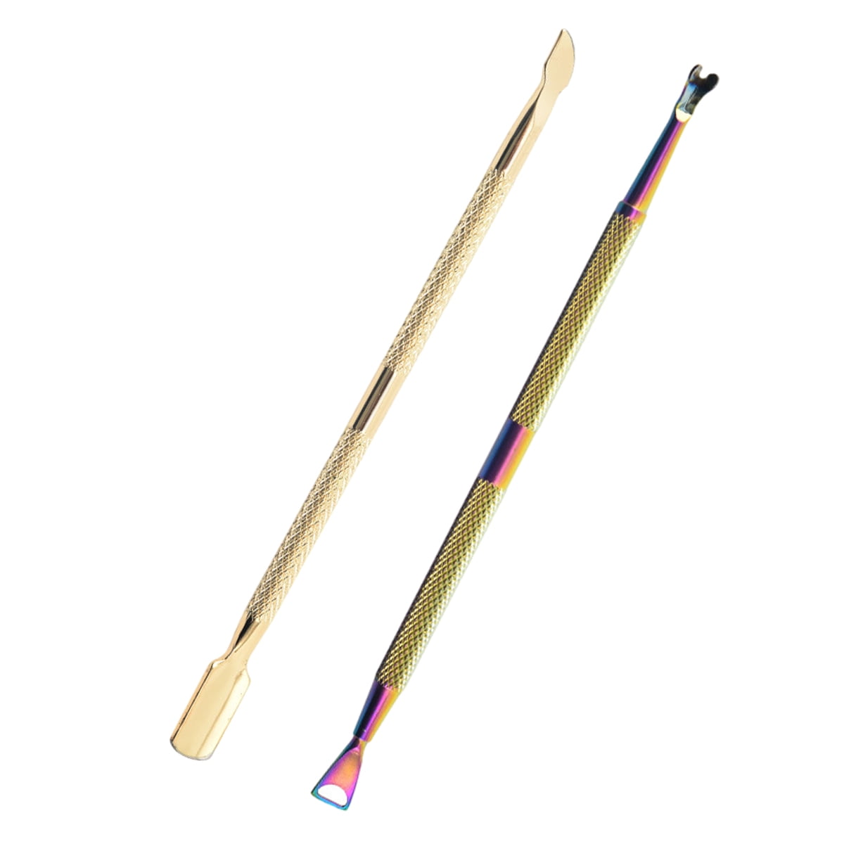 Cuticle Pusher Nail Polish Remover Stainless Steel Manicure Tool Set ...