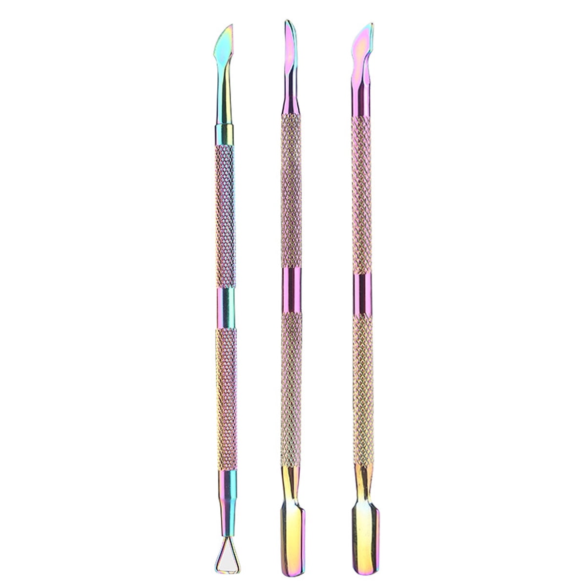 Cuticle Pusher Set Acetone/Gel/Nail Polish Remover 3pcs Cuticle Scraper ...