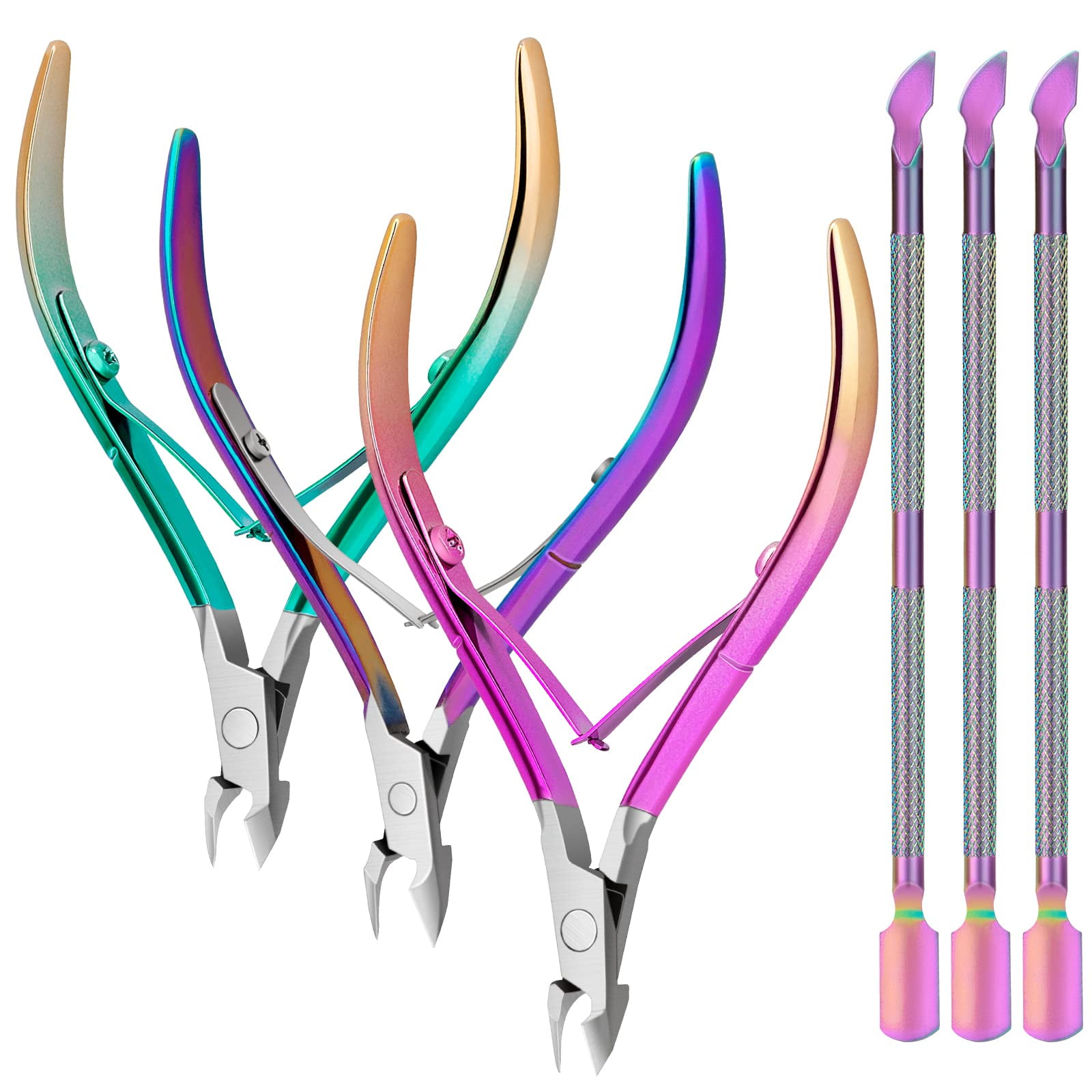 Cuticle Trimmer with Cuticle DHF10 Pusher Cuticle Nipper Cuticle ...