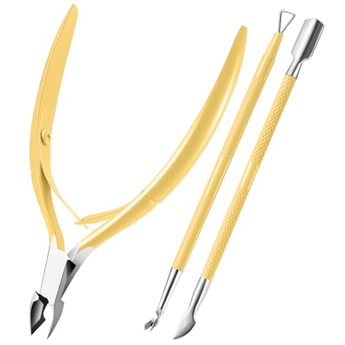 Cuticle Trimmer with Cuticle Pusher, XUNXMAS Cuticle Remover Cutter ...
