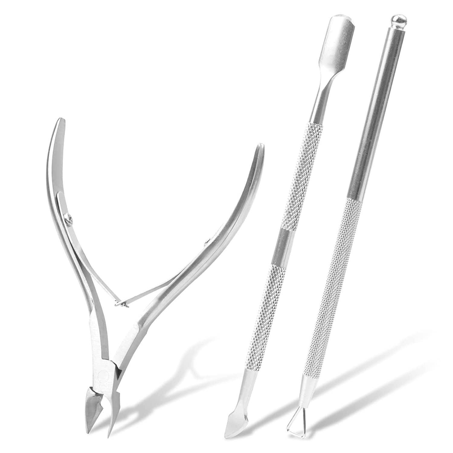 Cuticle Trimmer with Cuticle Pusher, Cuticle Remover Cutter Nipper ...