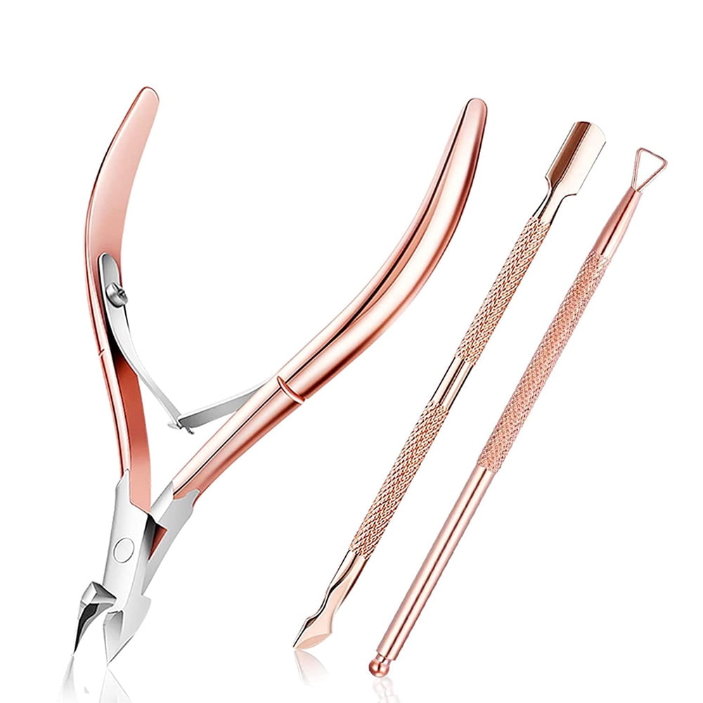 Cuticle Trimmer with Cuticle Pusher Cuticle Remover Cuticle Nippers ...