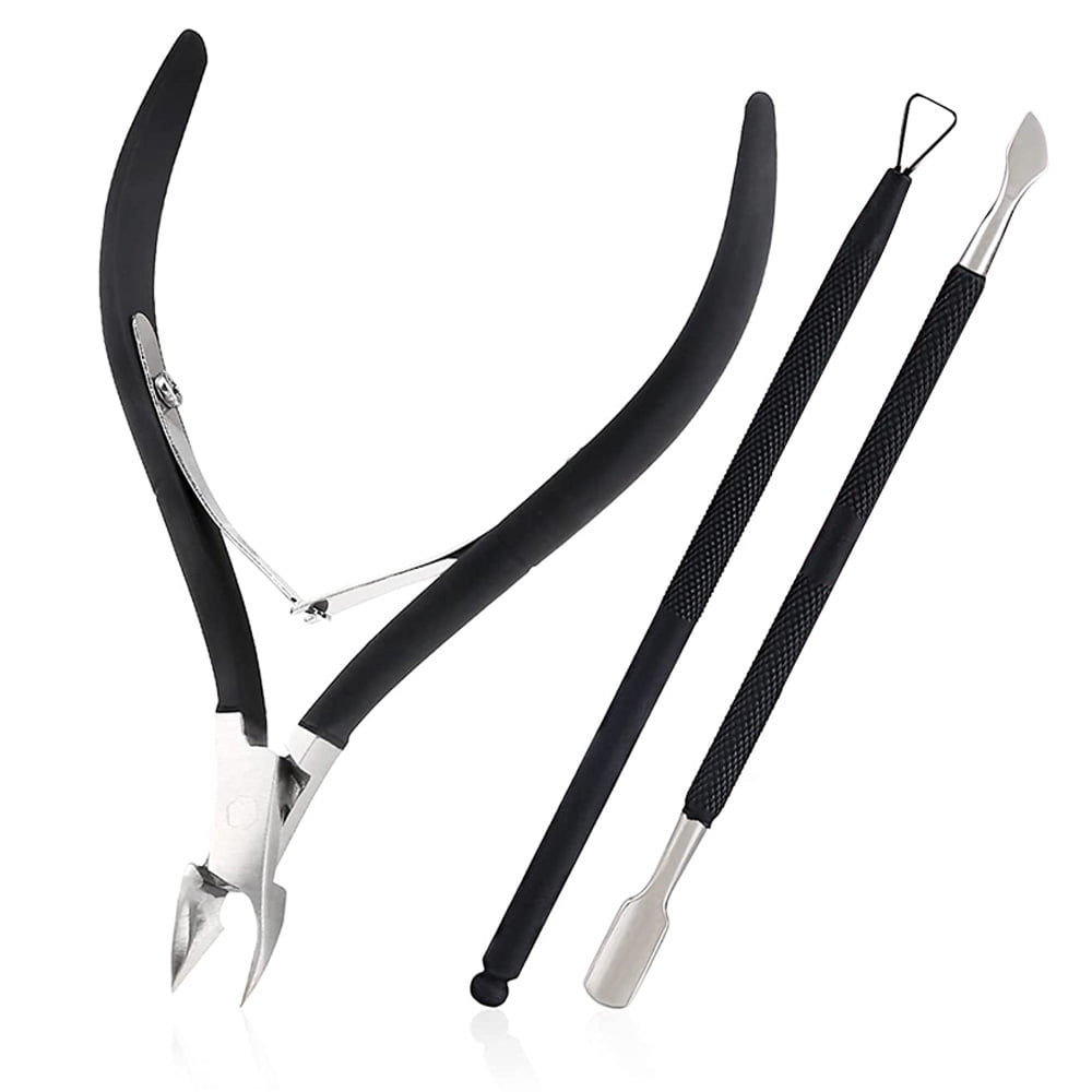 Cuticle Trimmer with Cuticle Pusher Cuticle Remover Cuticle Nippers ...