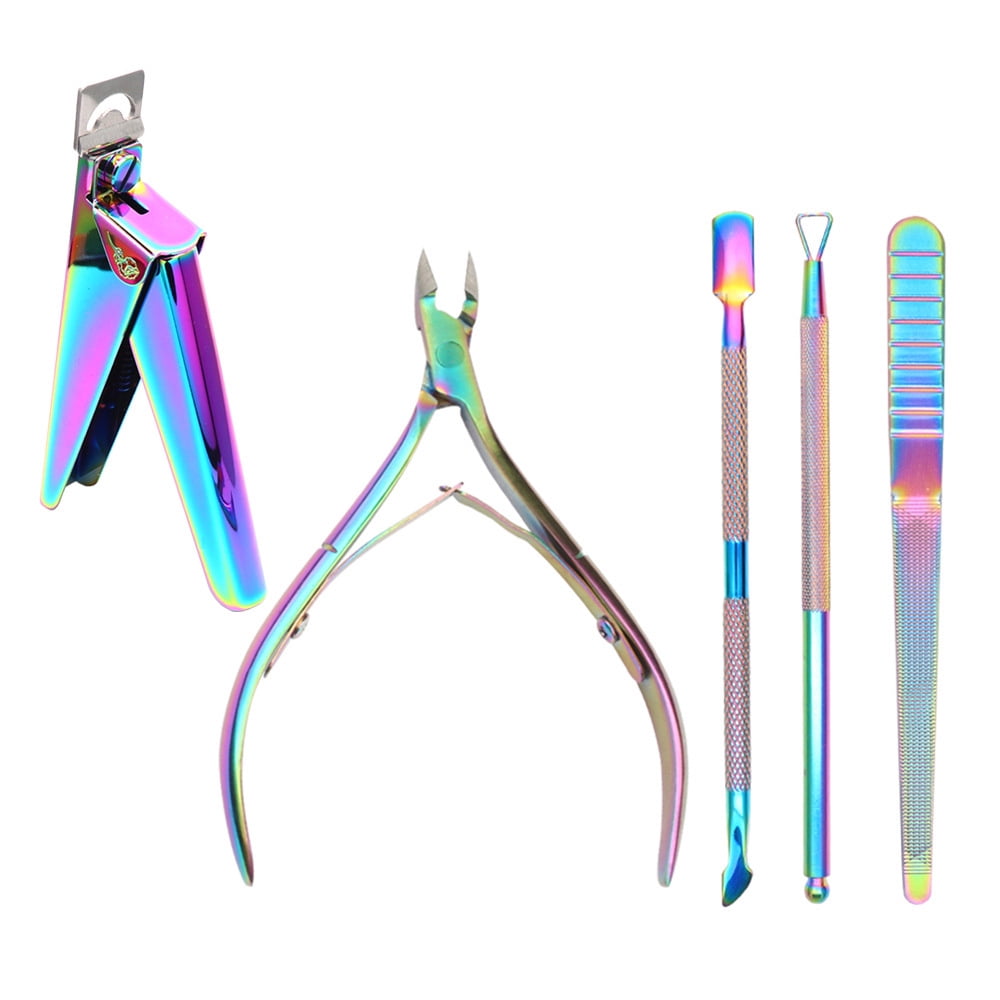 Cuticle Trimmer with Cuticle Pusher,Cuticle Remover Cutter and Scraper ...