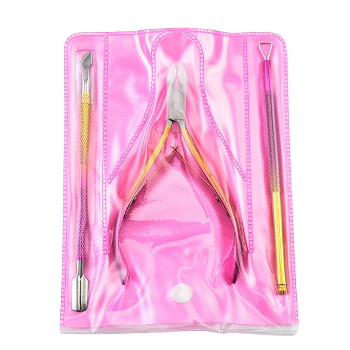 Cuticle Trimmer with Cuticle Pusher, Cuticle Remover and Cutter Nail ...