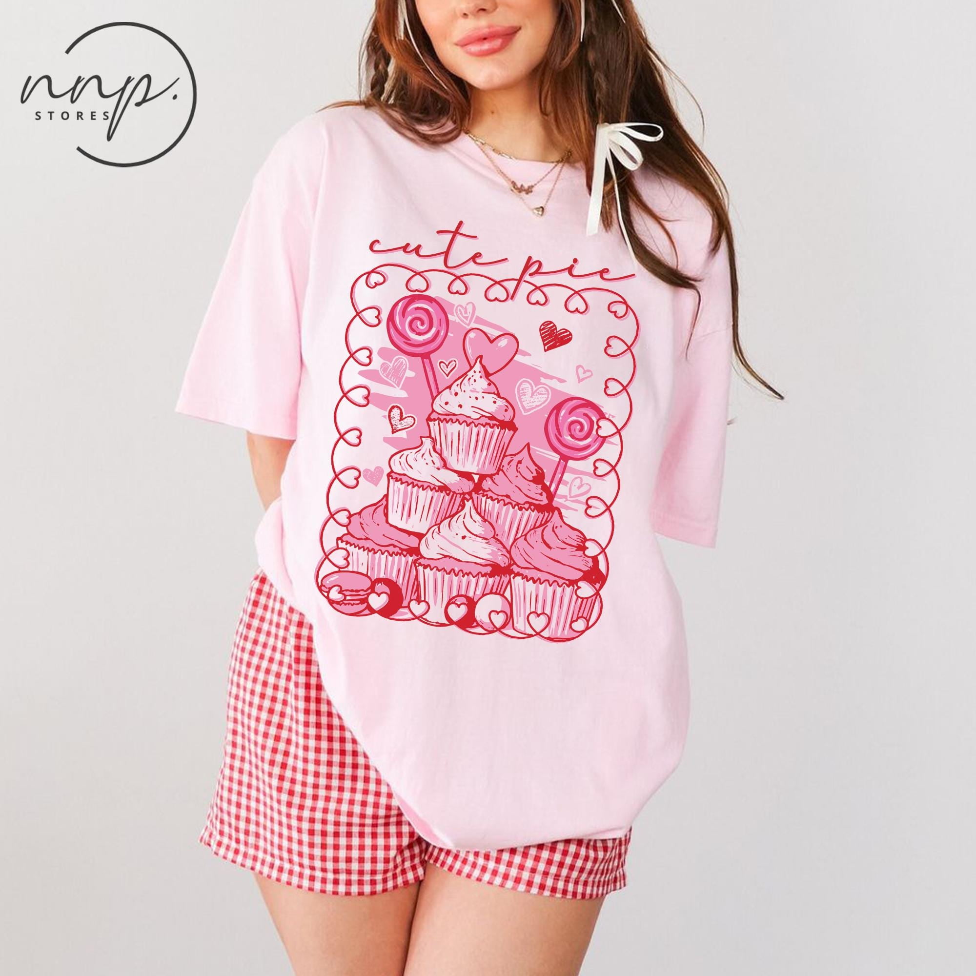 Cutie Pie Cupcake Valentine shirt, Preppy Valentines, Retro Valentine ...