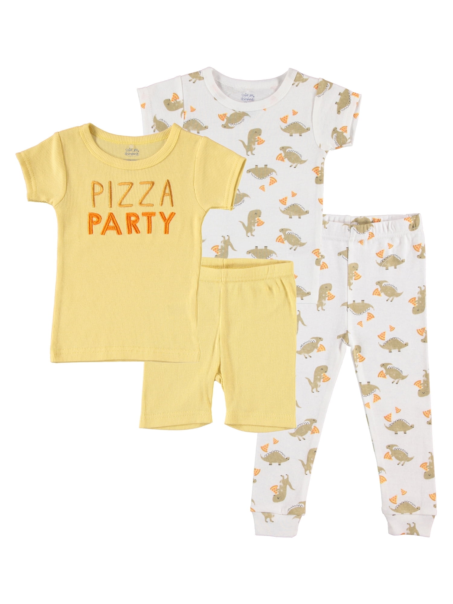 Cutie Pie Dreamers Unisex Baby & Toddler 4PC Cotton Sleepwear Set ...