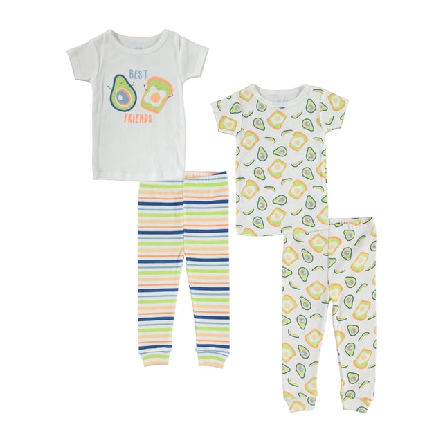 Cutie Pie Dreamers Baby Boy & Toddler Boy 4 PC Tight Fit Cotton ...