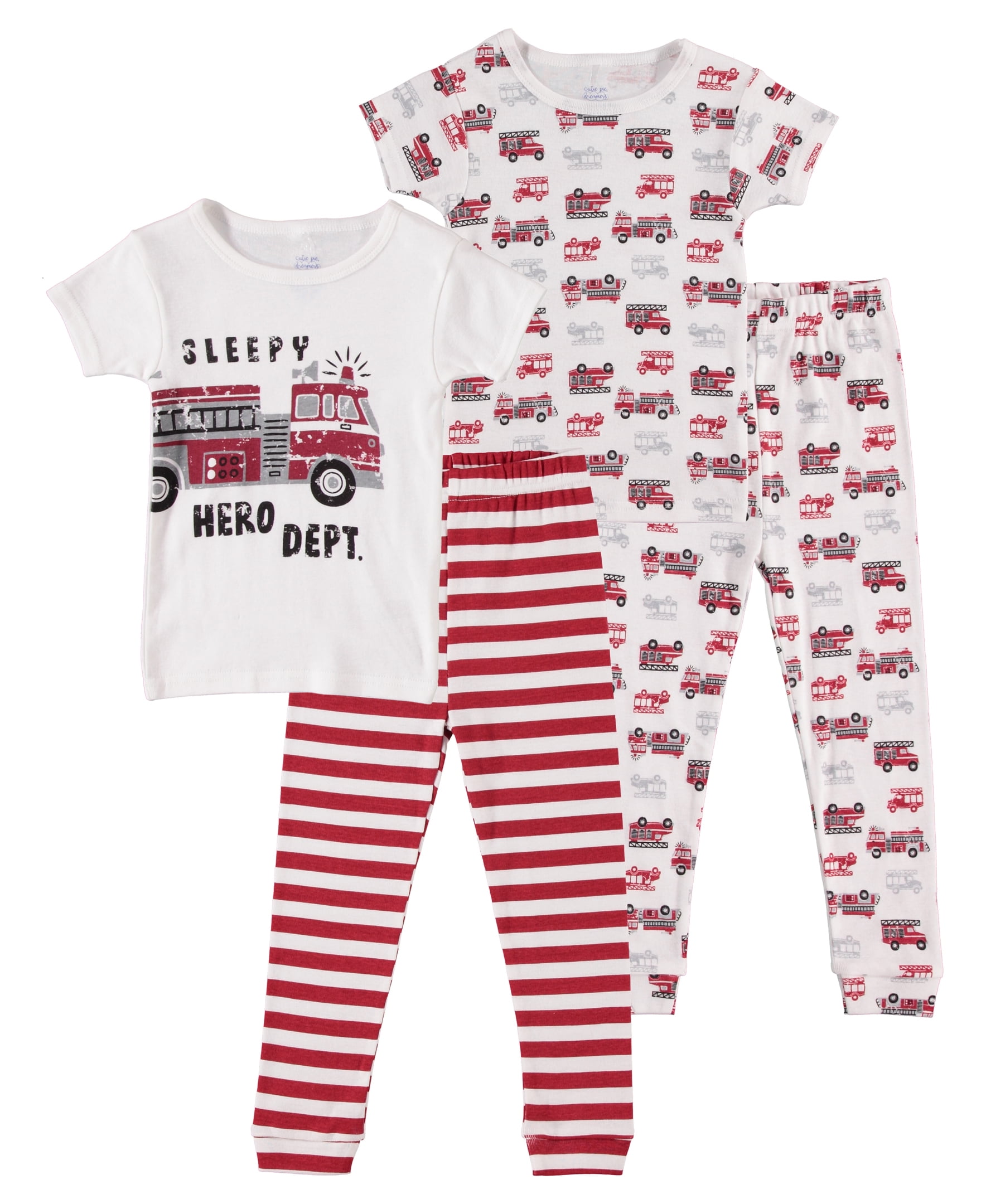 Cutie Pie Dreamers Baby Boy & Toddler Boy 4 PC Tight Fit Cotton ...