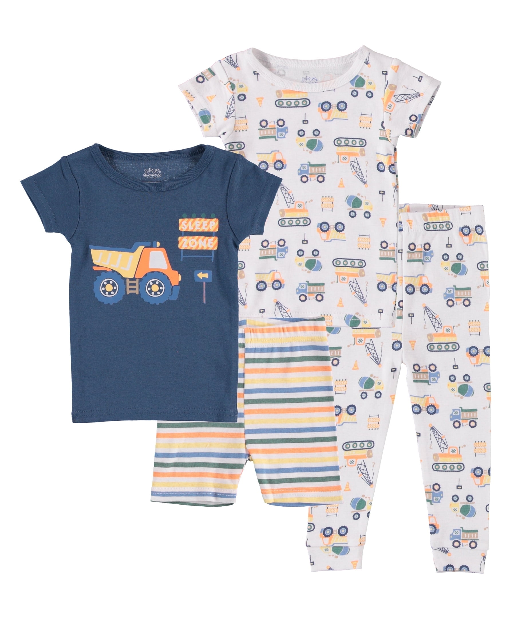 Cutie Pie Dreamers Baby Boy & Toddler Boy 4 PC Tight Fit Cotton ...
