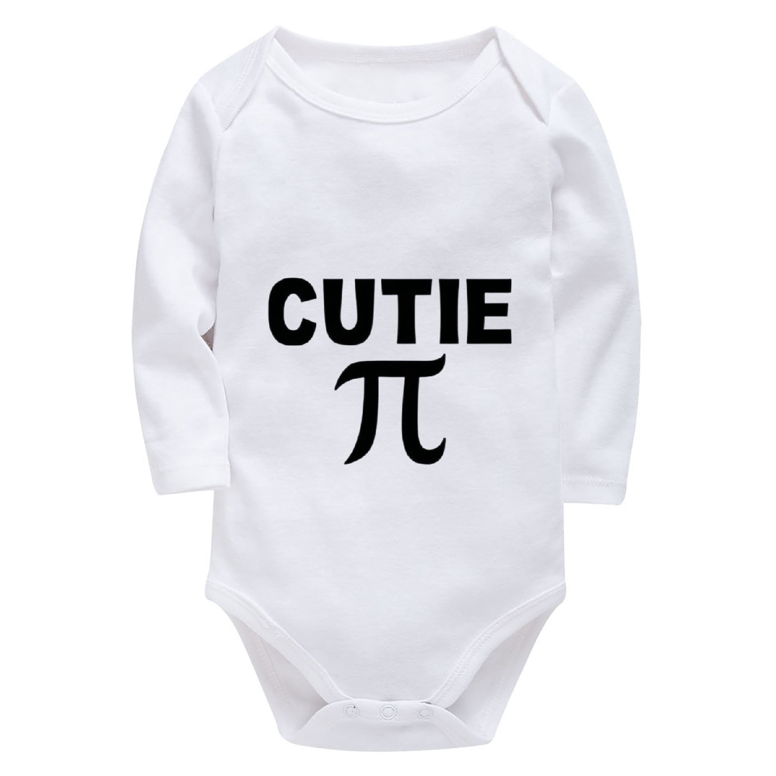 Cutie Pie Geeky Math Lover Nerd Babyclothesboy Newborn Long Sleeve Cute ...