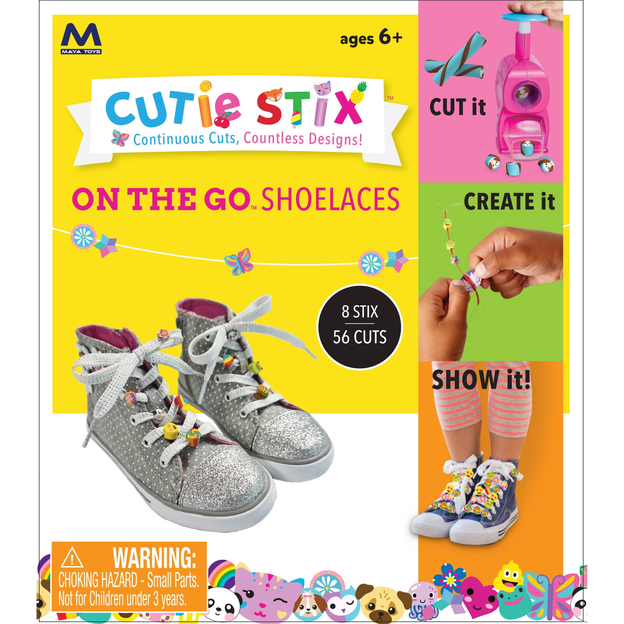 Cutie Stix On-the-Go Shoelaces - Walmart.com