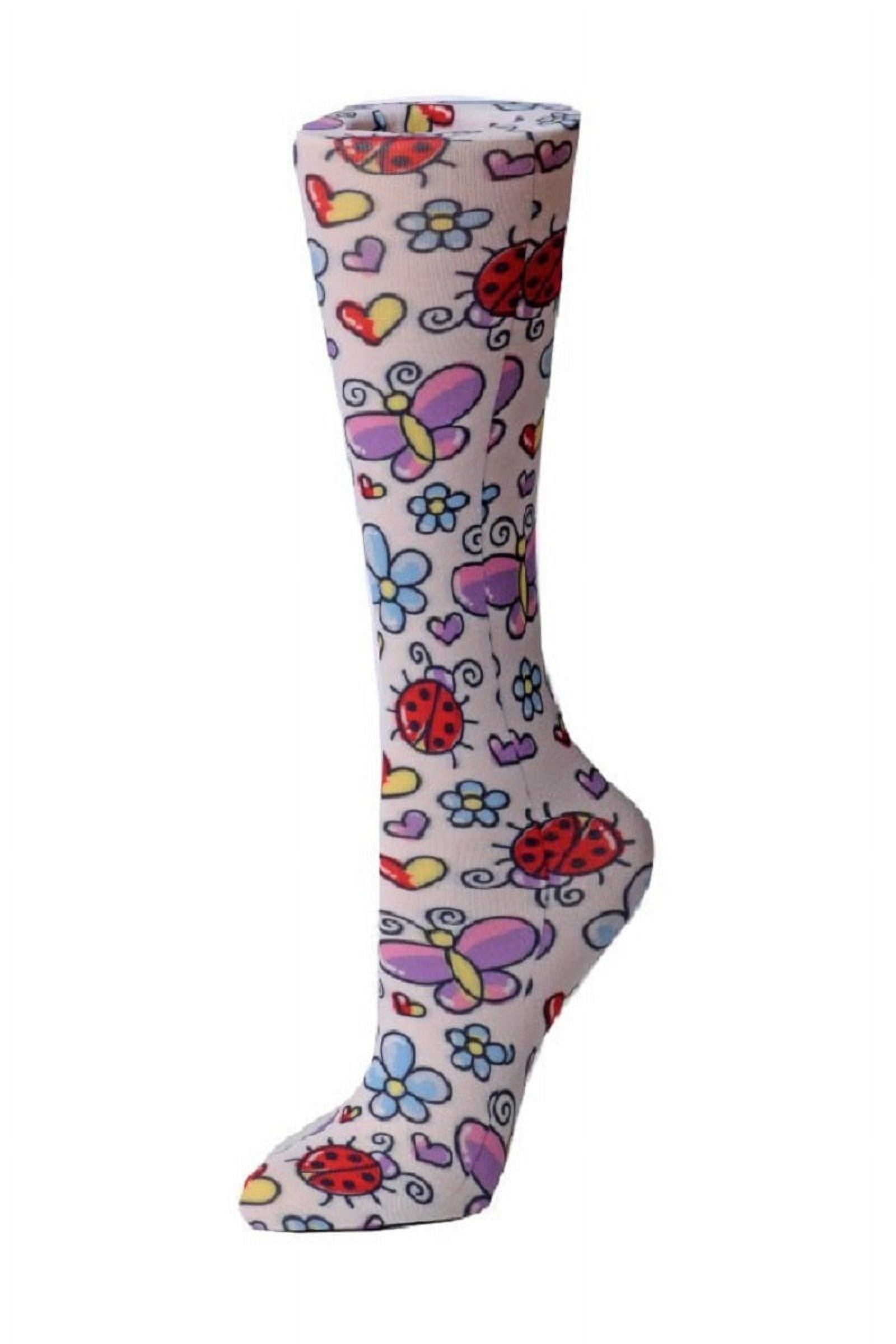 Cutieful Compression Socks Animal Prints Color: Bugs, Size: OS ...