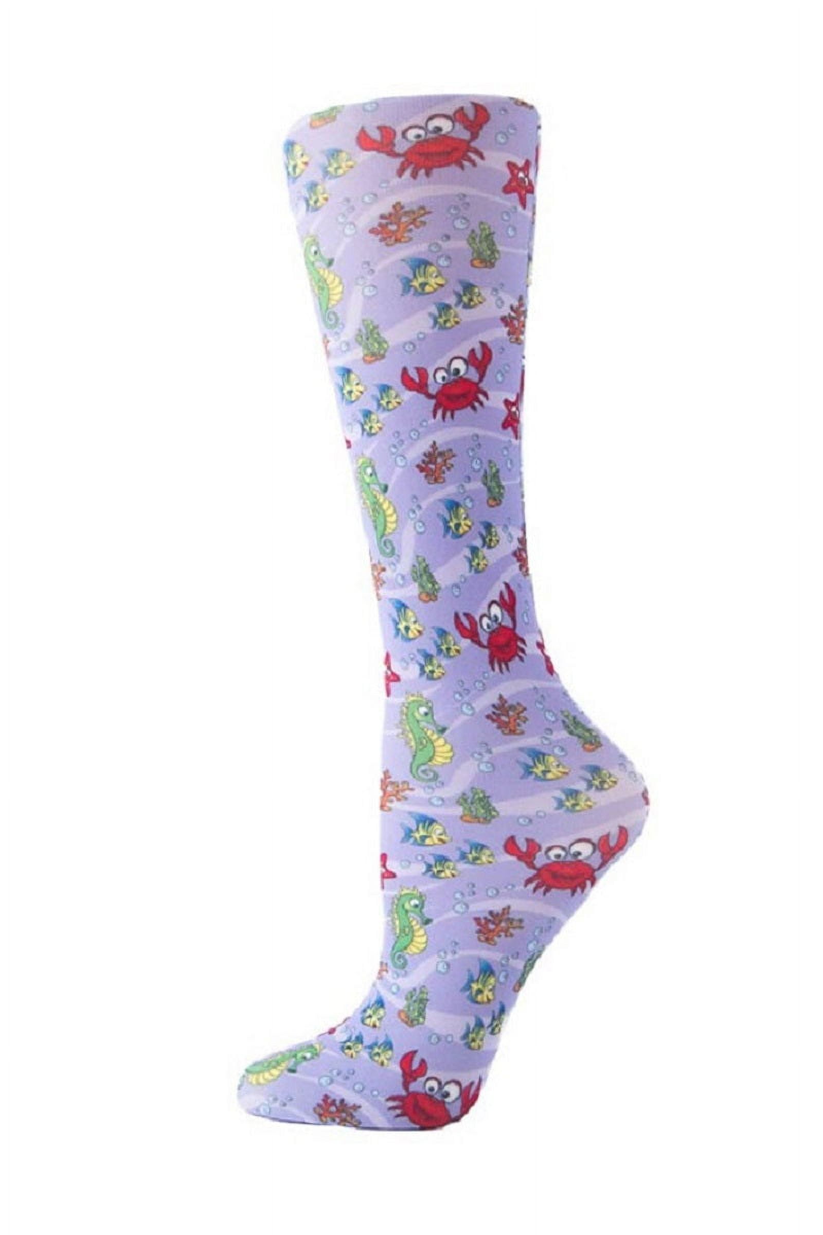 Cutieful Compression Socks Animal Prints Color: Under The Sea, Size: OS ...