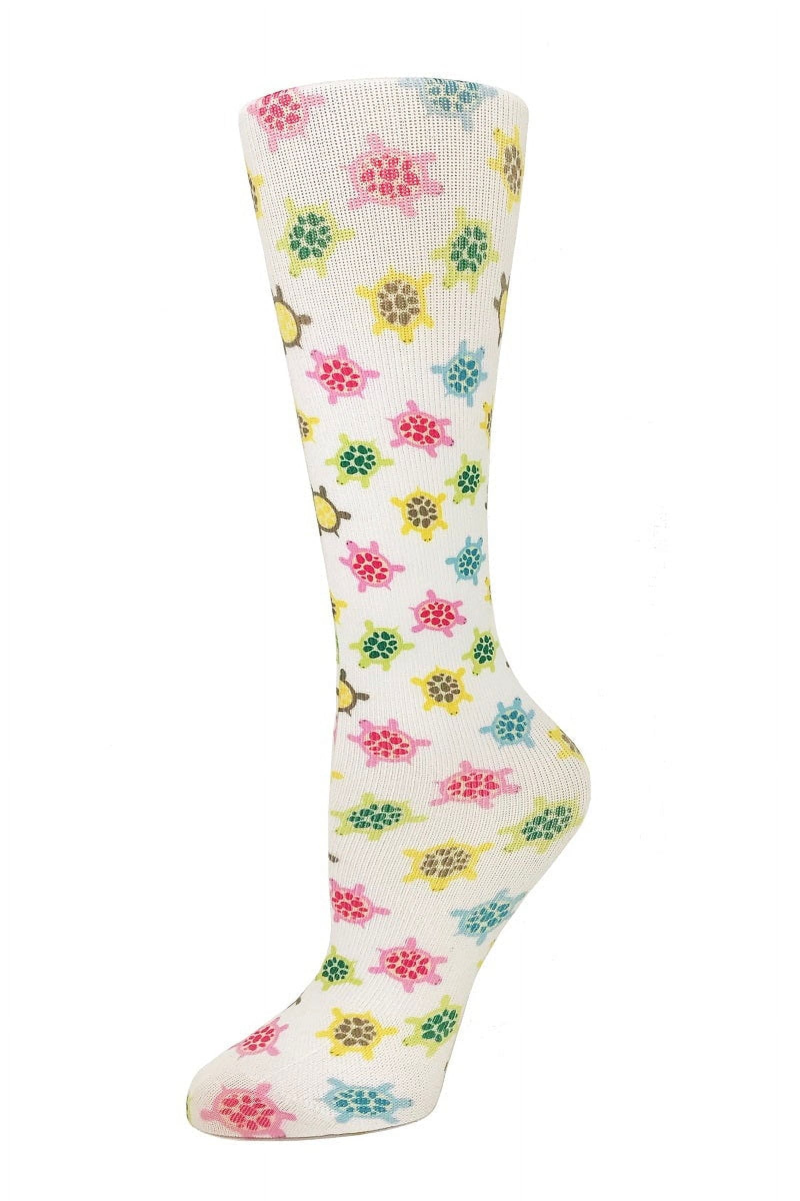 Cutieful Compression Socks Animal Prints Wide Calf Color: Bright ...