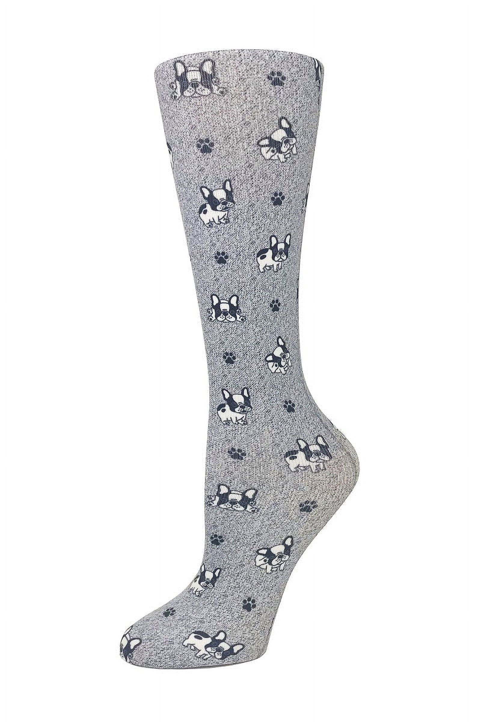 Cutieful Compression Socks Animal Prints Wide Calf Color: French ...