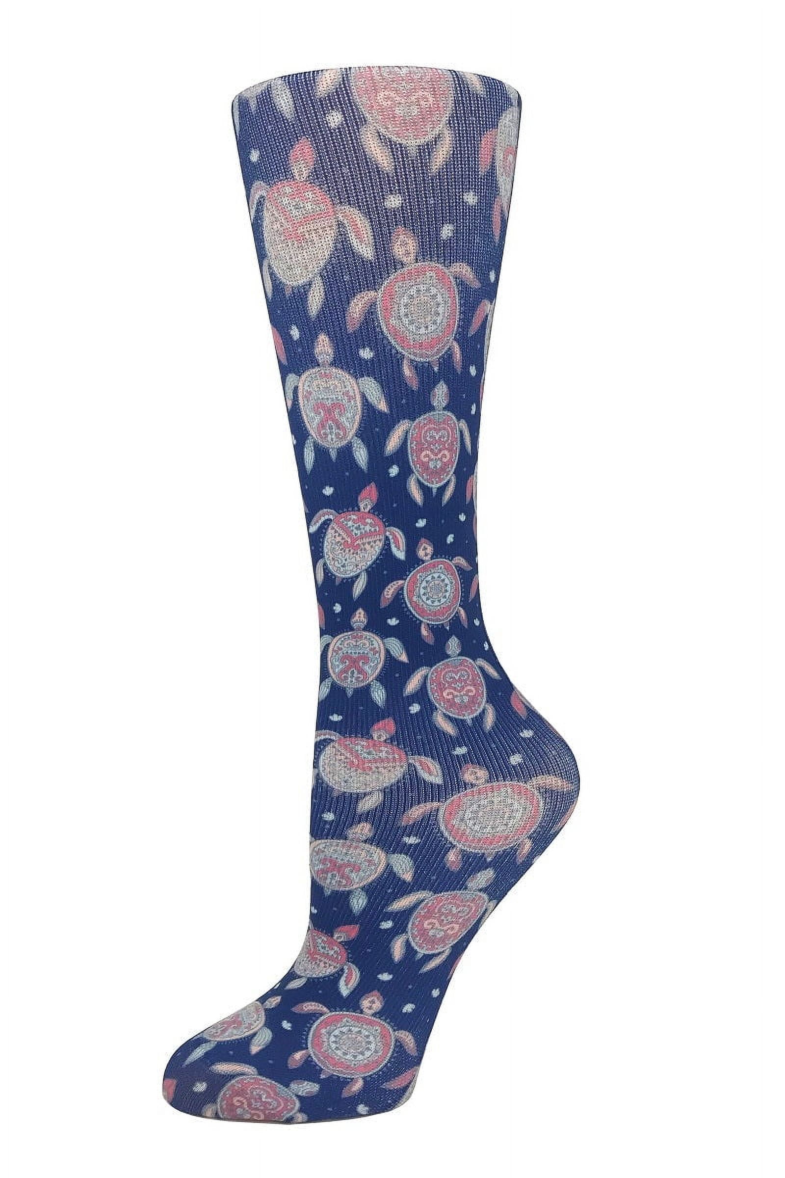 Cutieful Compression Socks Animal Prints Wide Calf Color: Mosaic ...