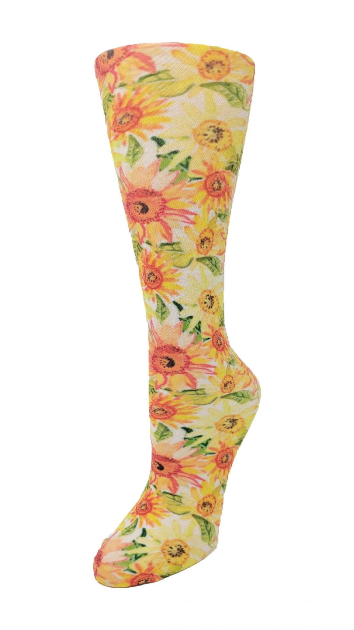 Cutieful Compression Socks Prints Color: Sunflowers, Size: OS - Walmart.com