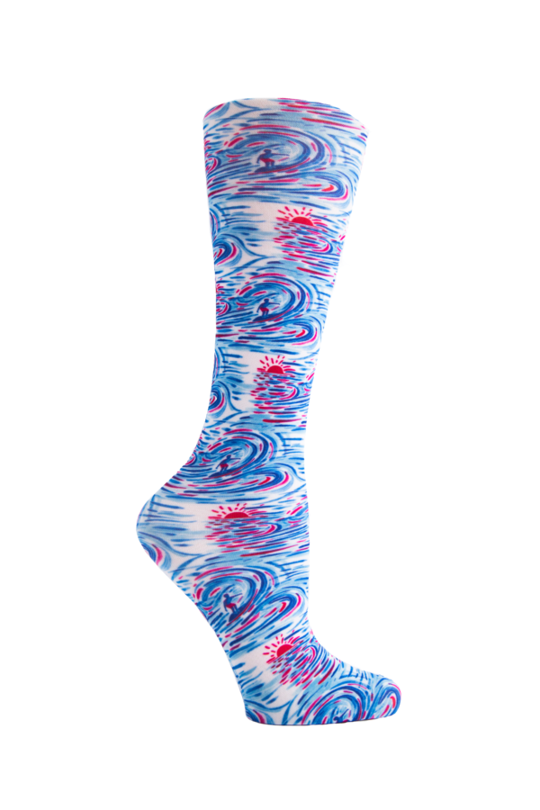 Cutieful Compression Socks Prints Color: Surf's Up, Size: OS - Walmart.com