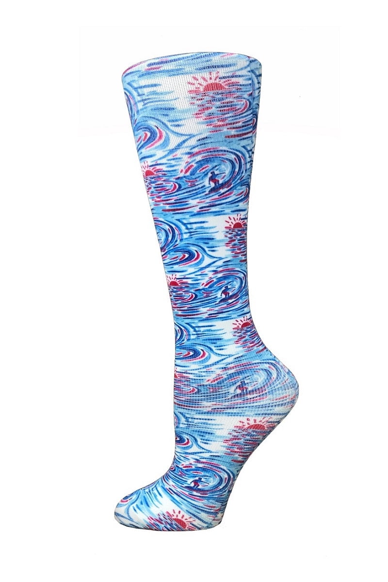 Cutieful Compression Socks Sheer Color: Surf's Up, Size: OS - Walmart.com