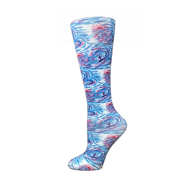 Cutieful Compression Socks Sheer Color: Surf's Up, Size: OS - Walmart.com