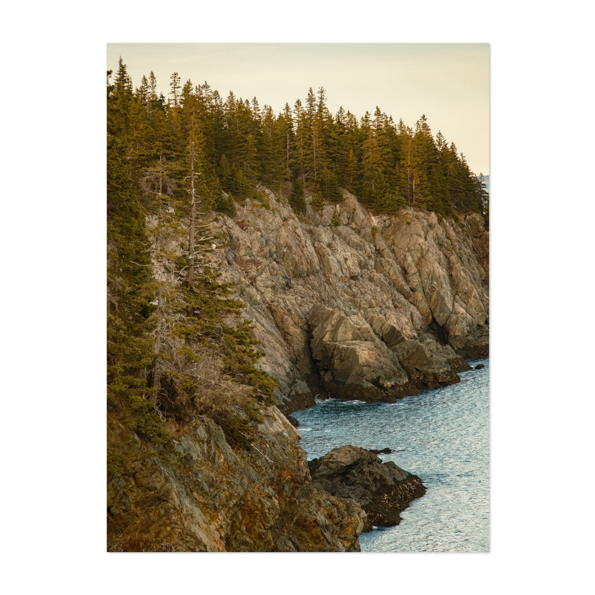 Cutler Coast 02 - Cutler Maine Photography Unframed Wall Art Print 5 x ...