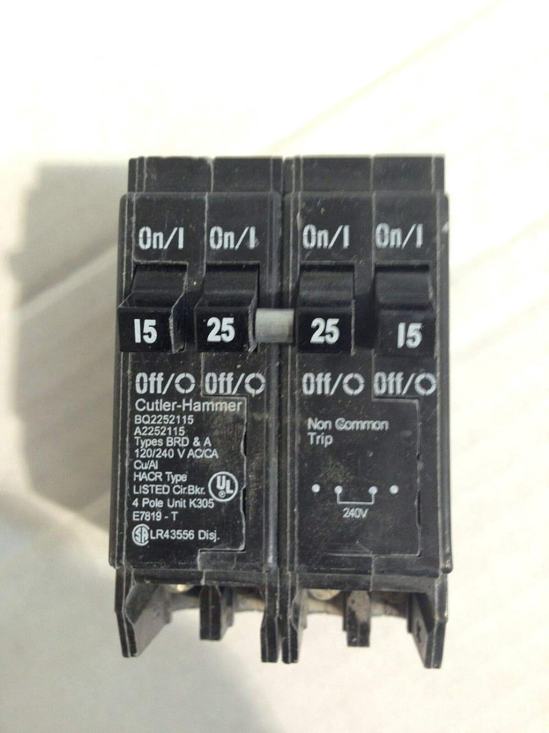 Cutler-Hammer BQ2252115 Circuit Breaker. New, Never Installed, in Box ...