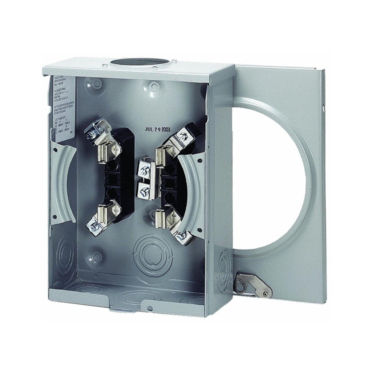 Cutler Hammer Meter Socket Ground Connector 125 Amp No Bypass Boxed ...