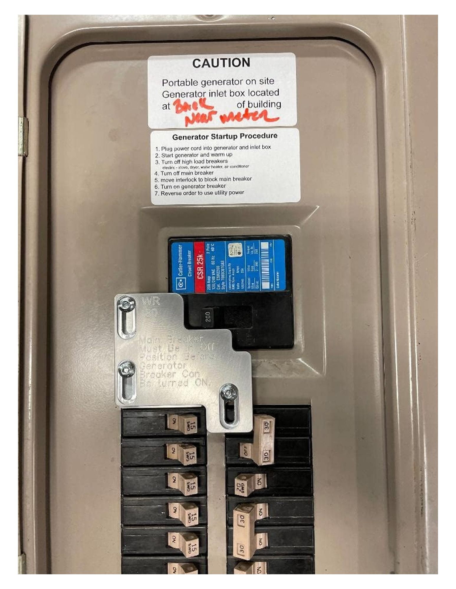 Cutler hammer generator interlock WR-80 Kit - Walmart.com