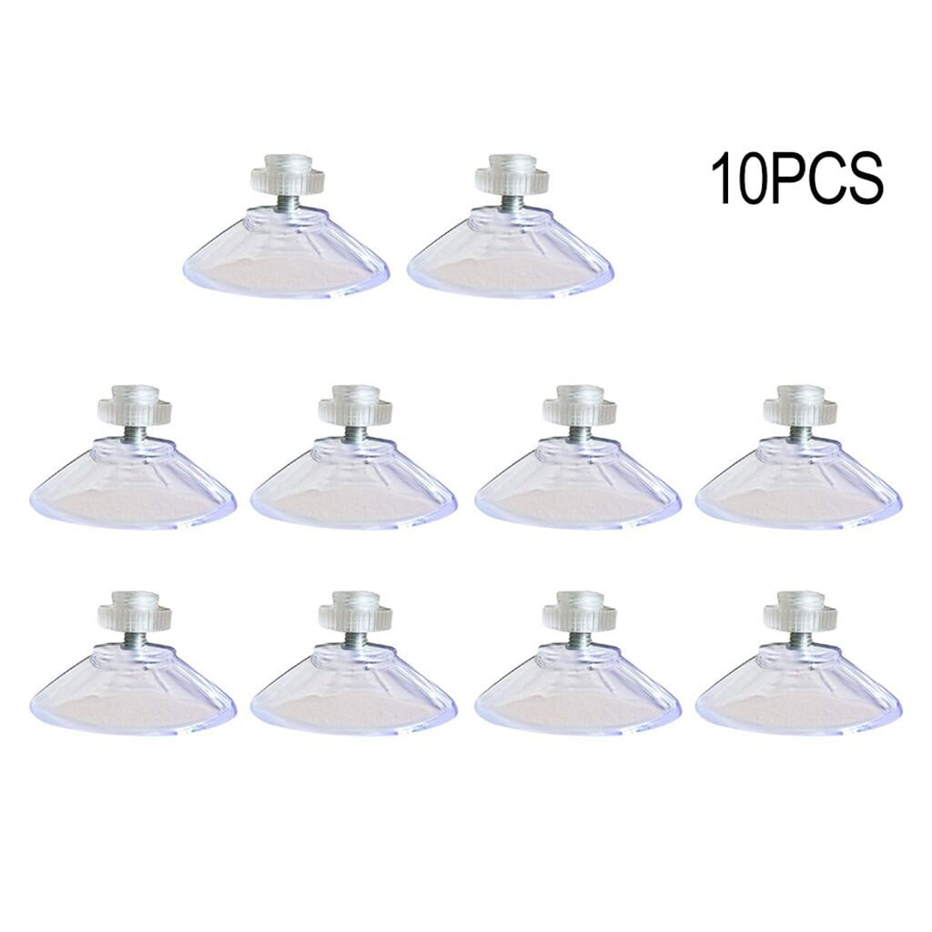 Cutlery 12Pcs With M4 Thread 40mm Suction Cups, With Knurled Nut Clear ...