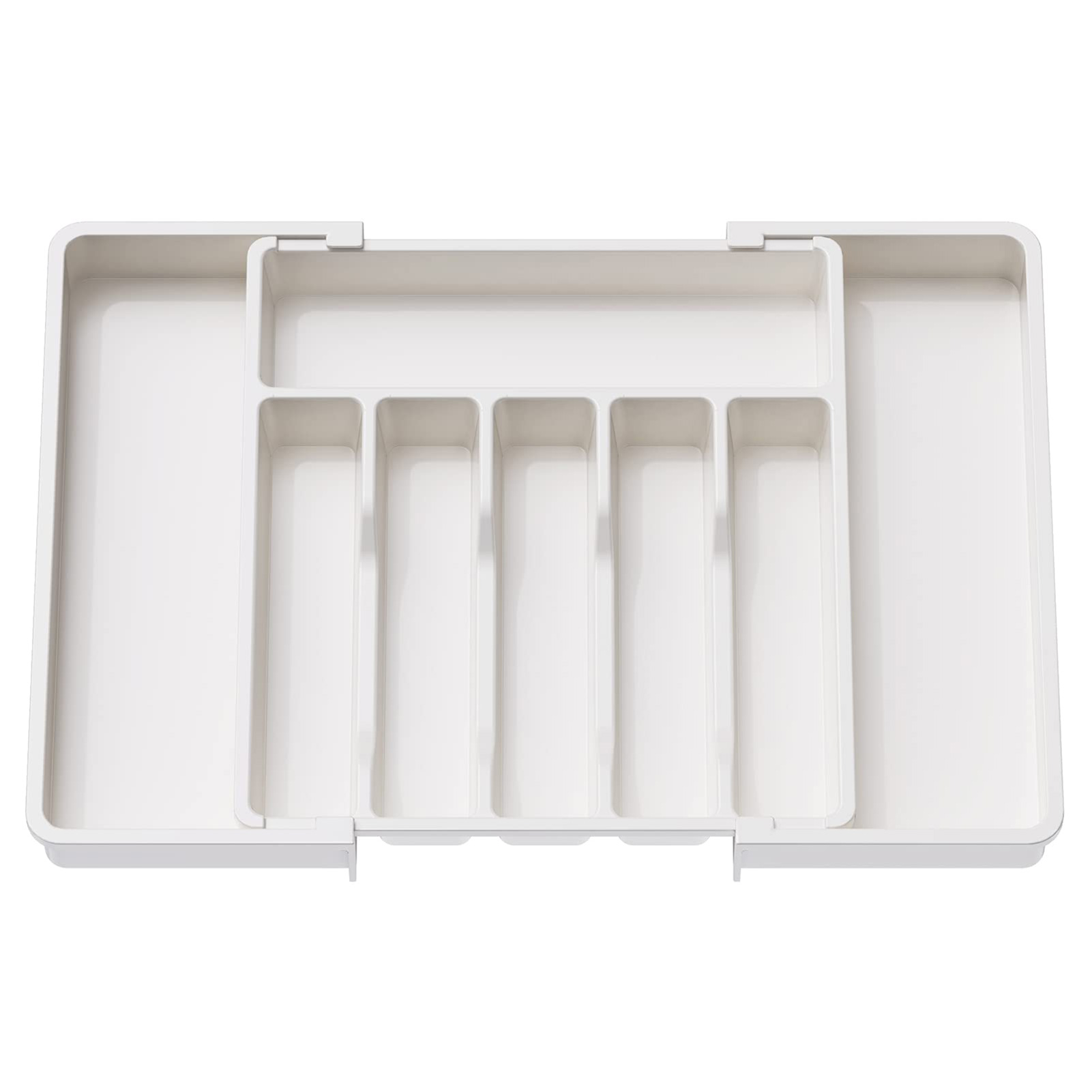 Cutlery Box - Expandable Drawer Organizer, Adjustable Width Compact ...