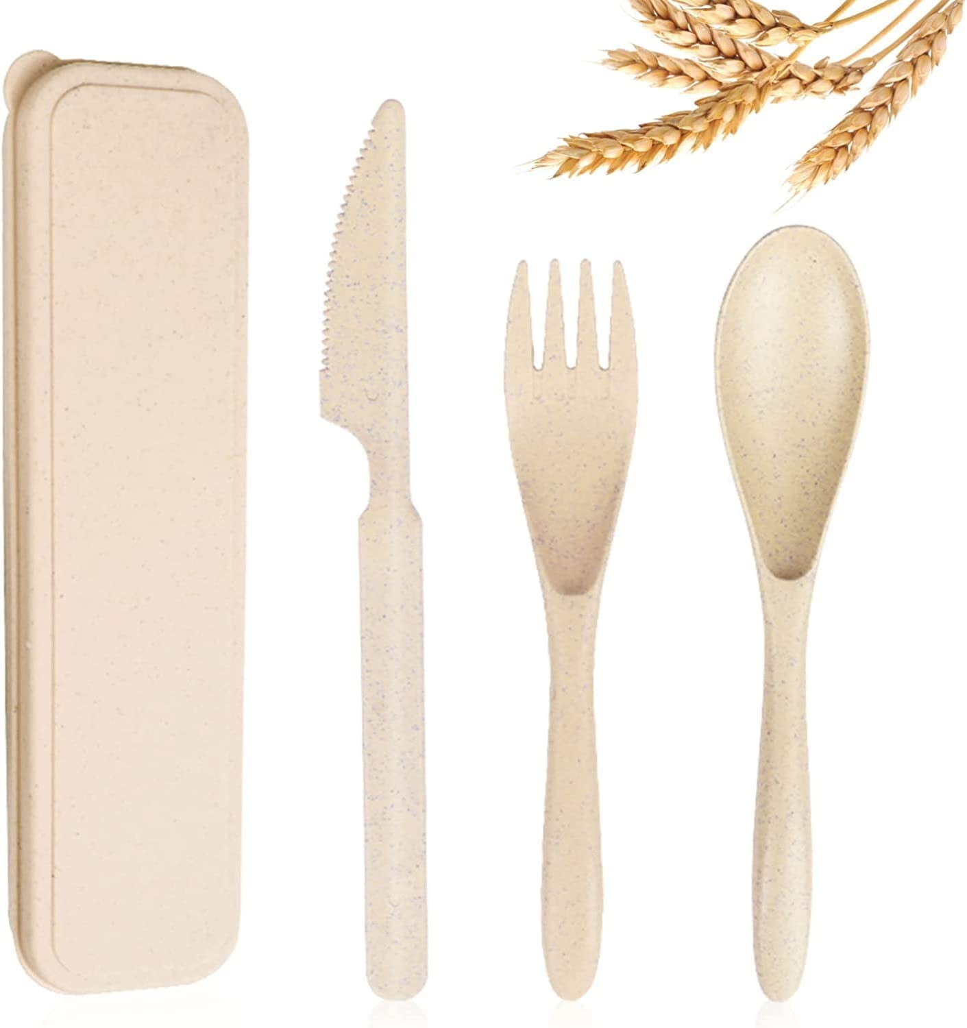 Cutlery with Case Travel Utensil Set,Reusable Utensils Set with Case ...
