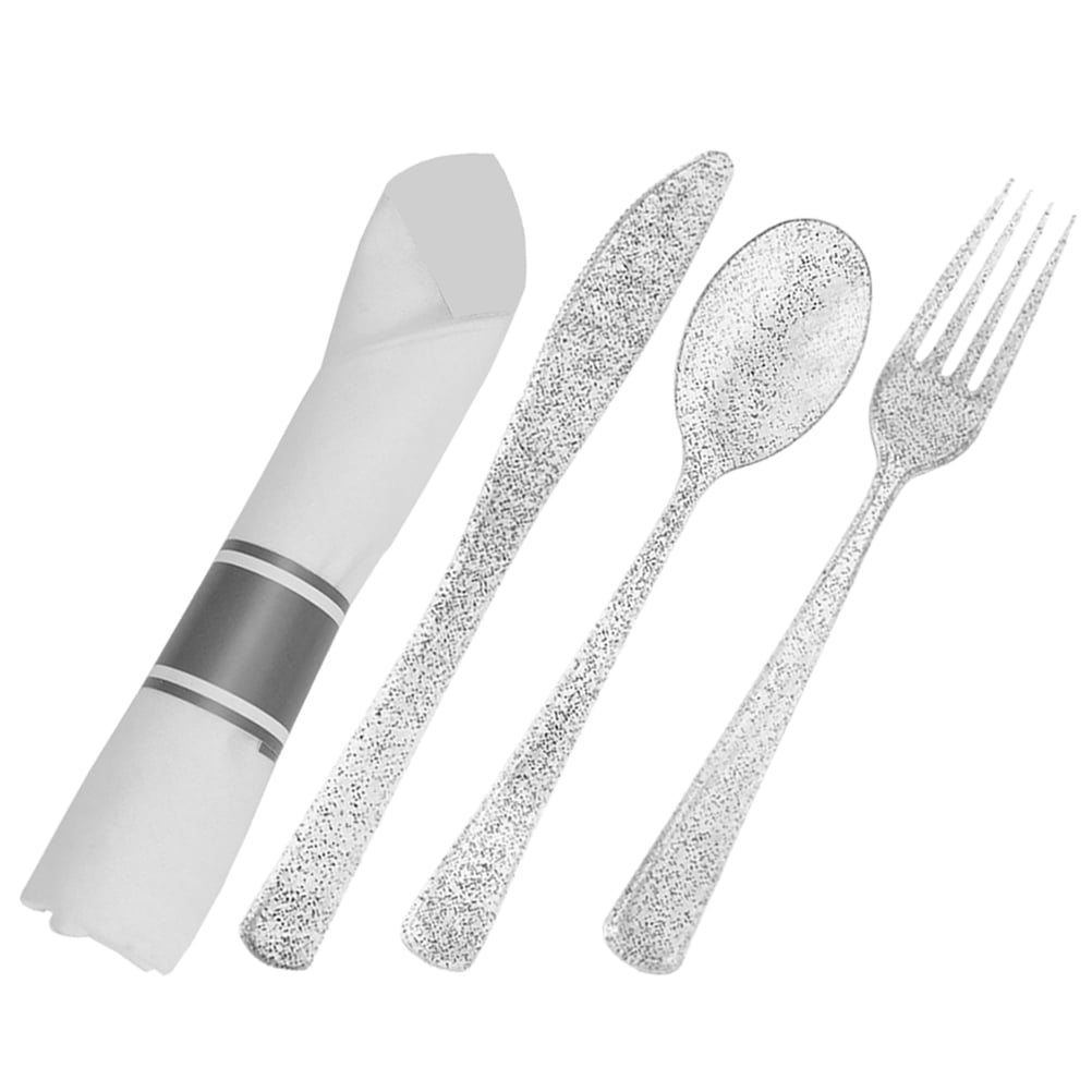 Cutlery Disposable Kitchen Utensils Party Travel Dinner Household ...