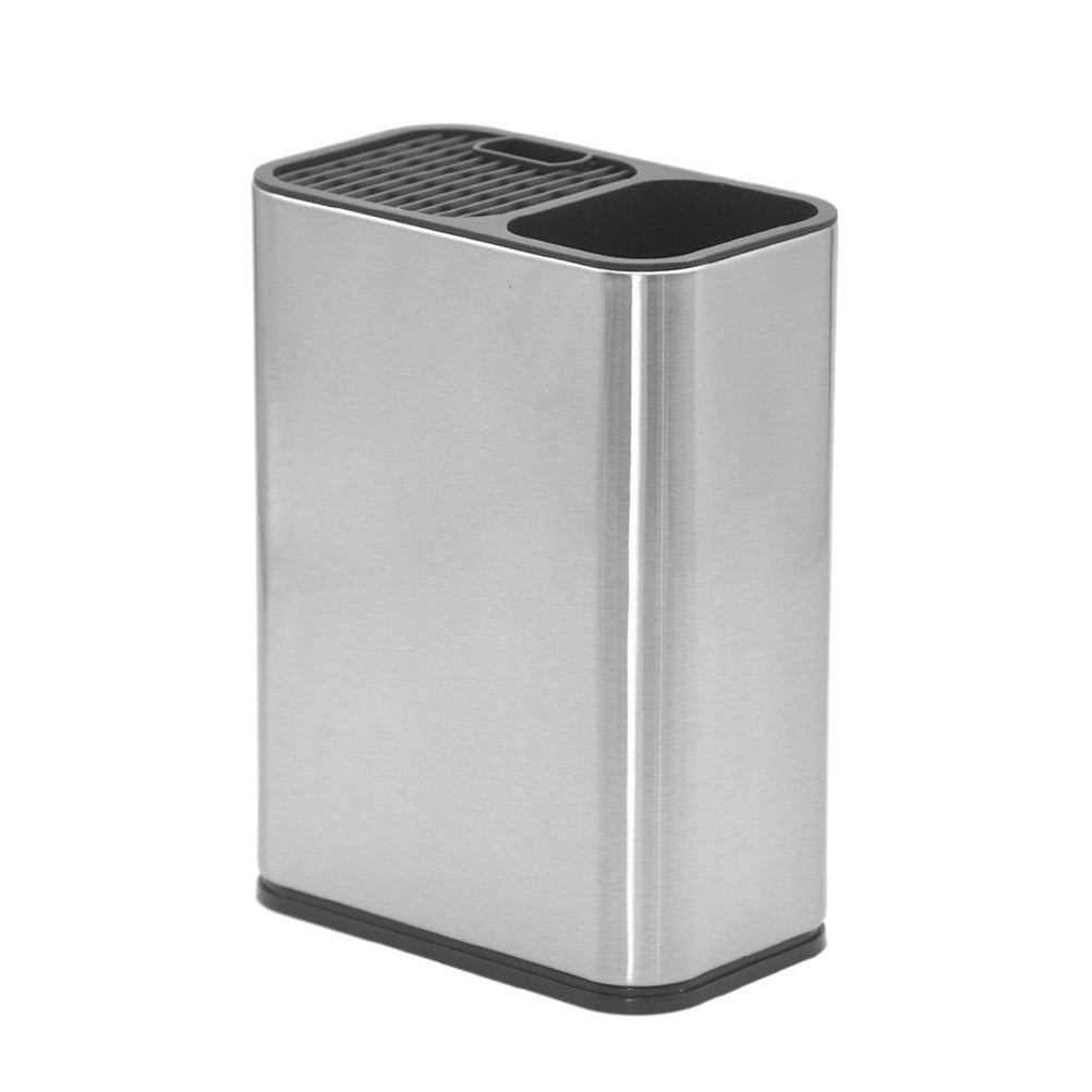 Cutlery Holder Knife Sharpener Block Bucket Flatware Storage Shelves ...