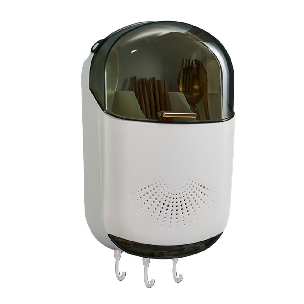 Cutlery Holder Organizer Spoon Fork Storage Cage Rack Utensils ...